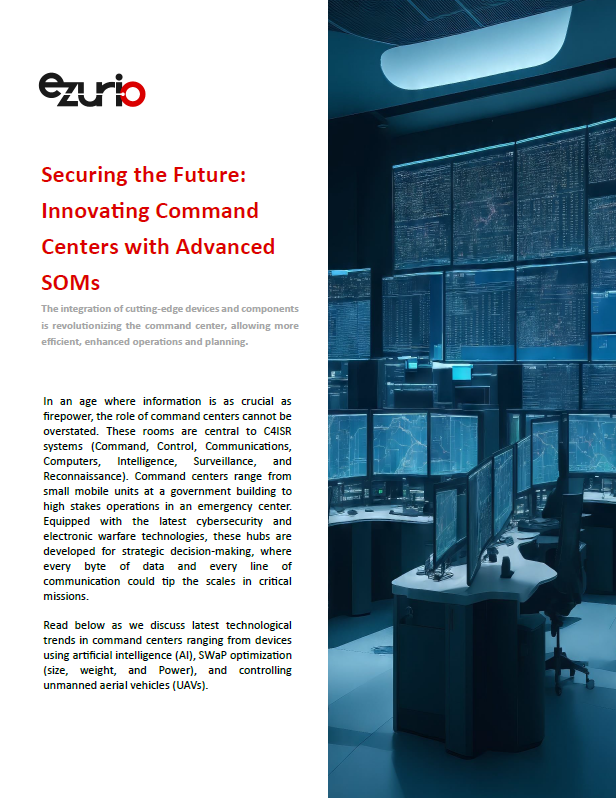 Securing the Future: Innovating Command Centers with Advanced SOMs | Ezurio